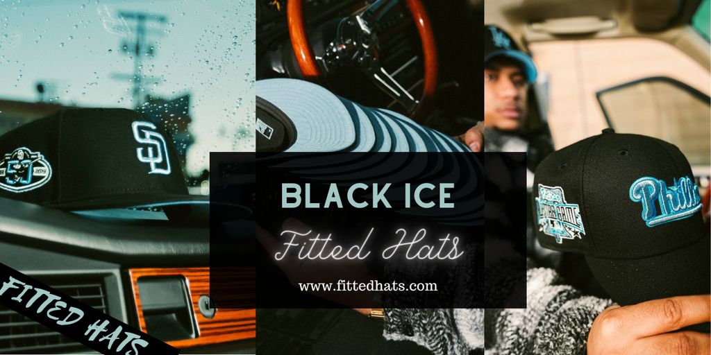 Black Ice Fitted Hats| Hat Club Exclusive | Black & Icy Fitted Caps