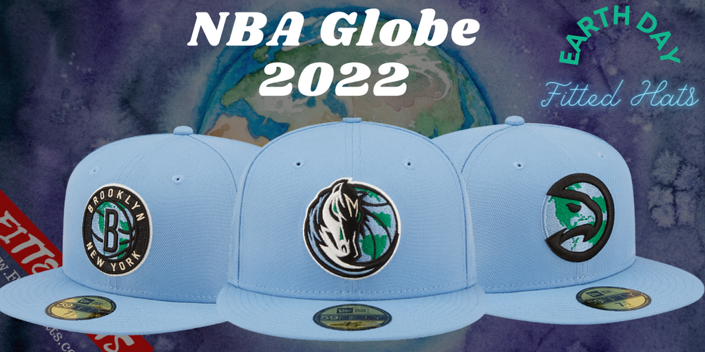 New Era 'Earth Day' NBA Globe Fitted Hats | FittedHats.com
