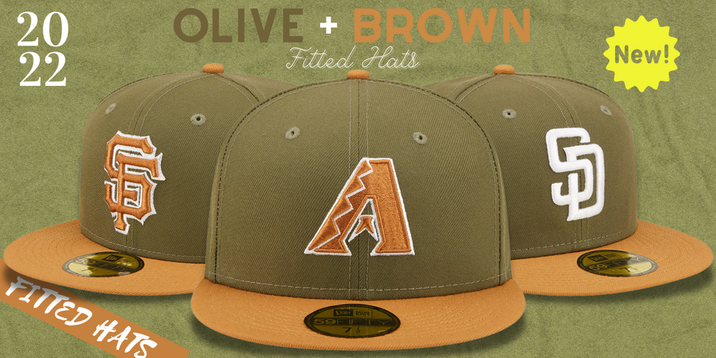 Olive & Brown Color Pack Fitted Hats