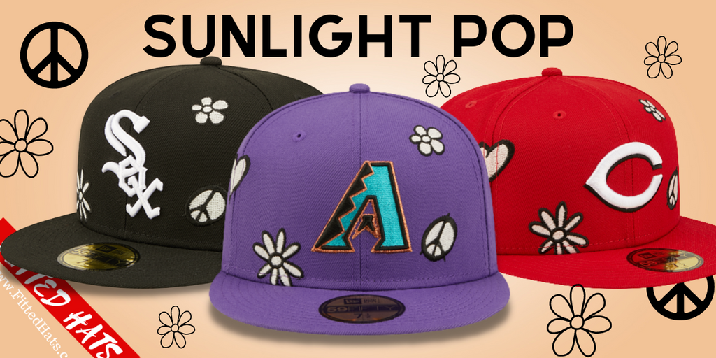 Sunlight Pop Fitted Hat By New Era | 59FIFTY Sunlight Pop Baseball Caps