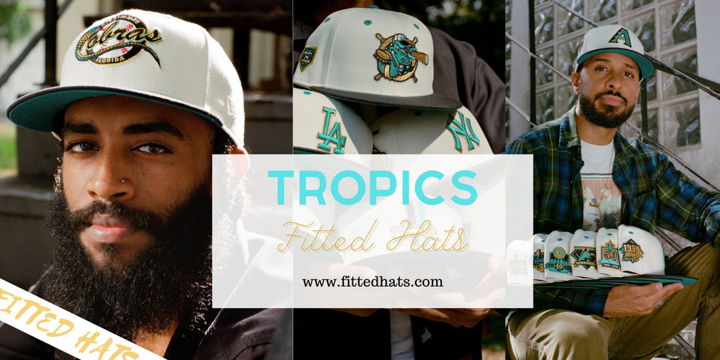 Tropics Fitted Hats By Hat Club | Tropics Fitted Baseball Caps