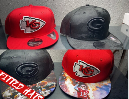 Custom Brim Design on Fitted Hats & Snapbacks
