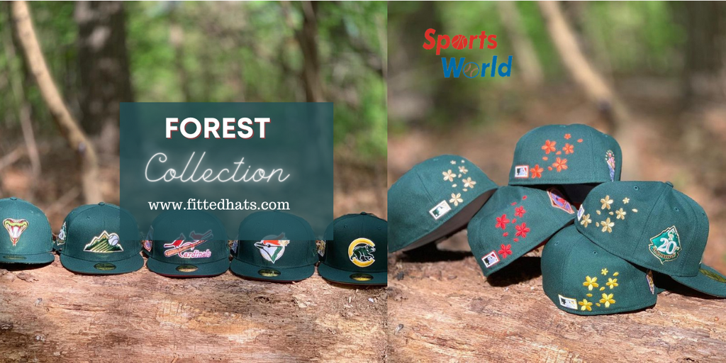 Forest Collection Fitted Hats Drop By Sports World 165