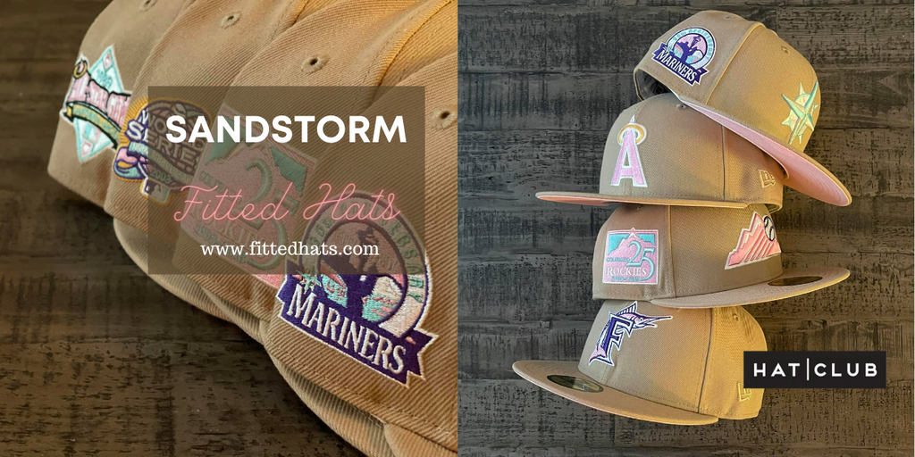 Sandstorm Fitted Hats By Hat Club | New Era Sandstorm Fitted Caps