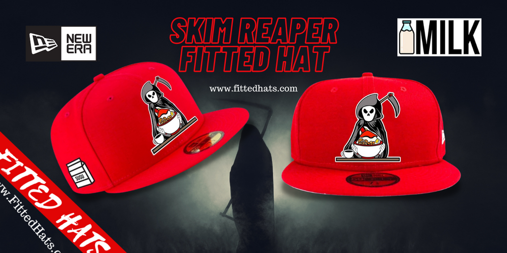 Skim Reaper Fitted Hat by Milk Toronto | FittedHats.com