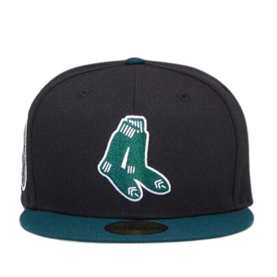 New Era x Eblens Boston Red Sox Black/Dark Green 2023 59FIFTY Fitted Hat