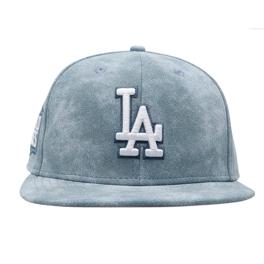 New Era Los Angeles Dodgers 'Sky Blue Washed Suede' 59FIFTY Fitted Hat