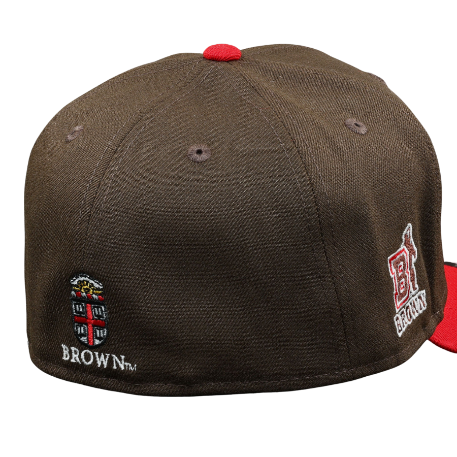 New Era Brown university 'BU' Brown Bears 59FIFTY Fitted Hat