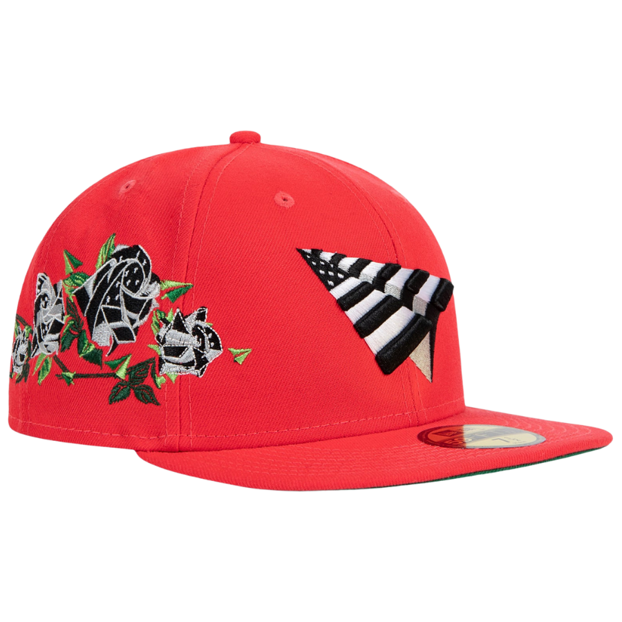 New Era x Paper Plane Lava Red Roses 59FIFTY Fitted Hat