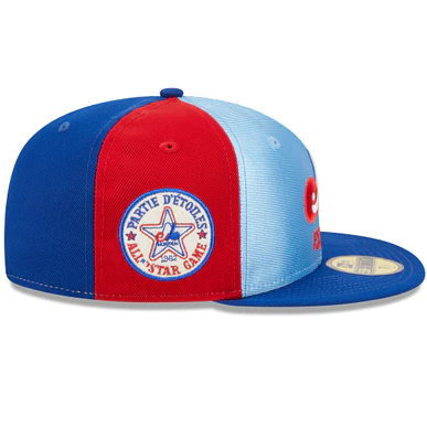 Powder Blue Montreal Expos Fitted Hat w/ Nike Lebron 18 Gong Xi Fa Cai ...