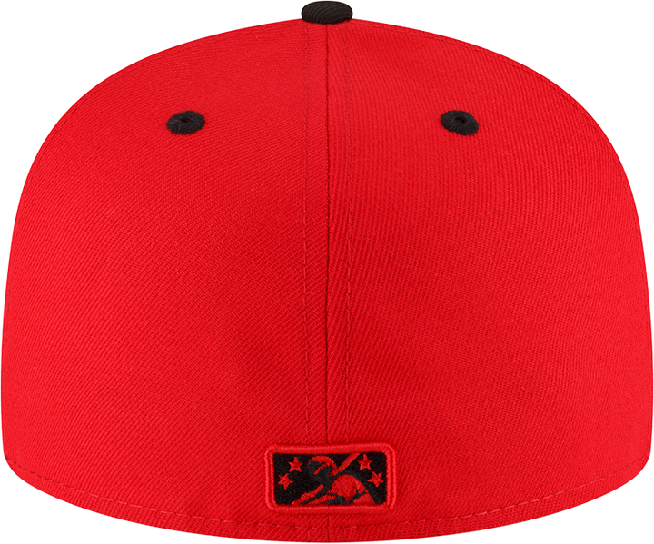 New Era Round Rock Express Red Armadillo 59FIFTY Fitted Hat