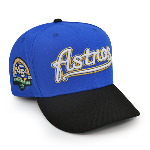 New Era Houston Astros 45th Anniversary Royal Blue/Black 59FIFTY Fitte