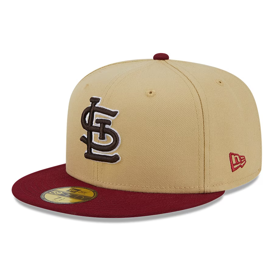 New Era St. Louis Cardinals Vegas Gold/Cardinal 2023 59FIFTY Fitted Hat