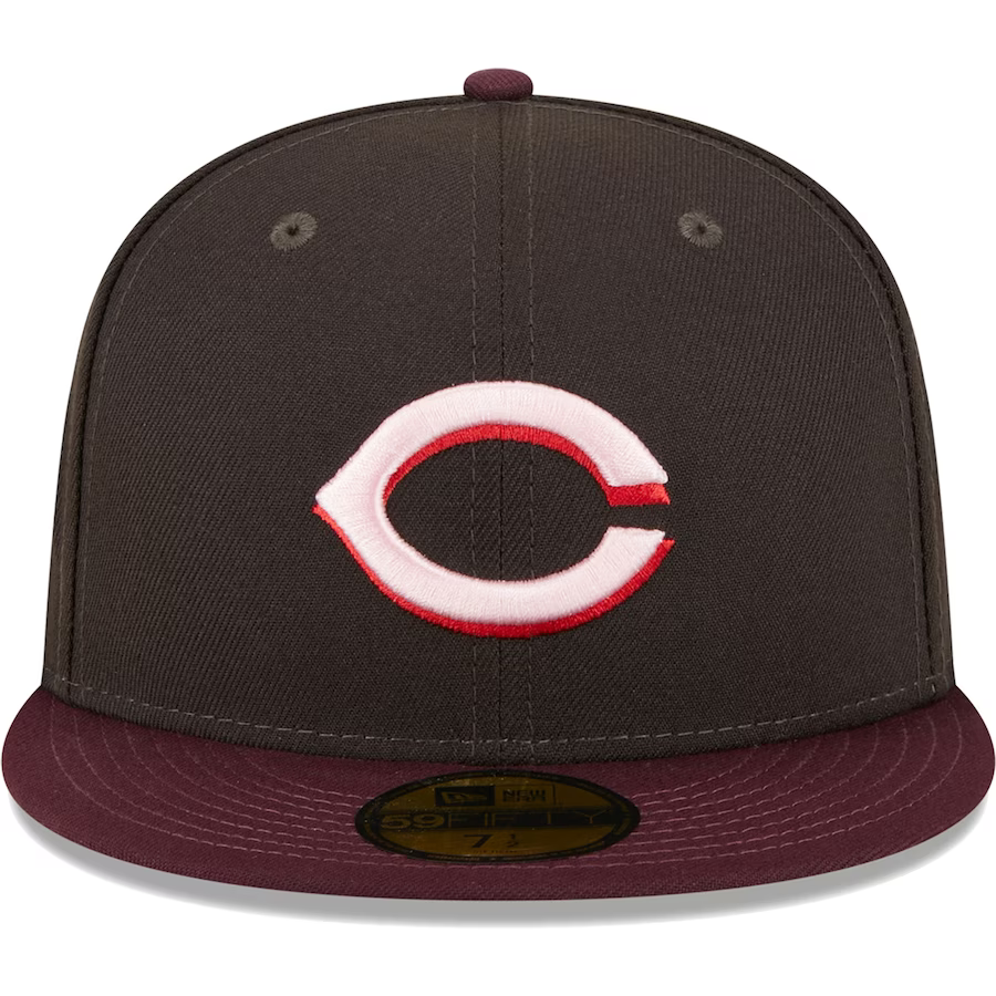 New Era Cincinnati Reds Chocolate Strawberry 2023 59FIFTY Fitted Hat