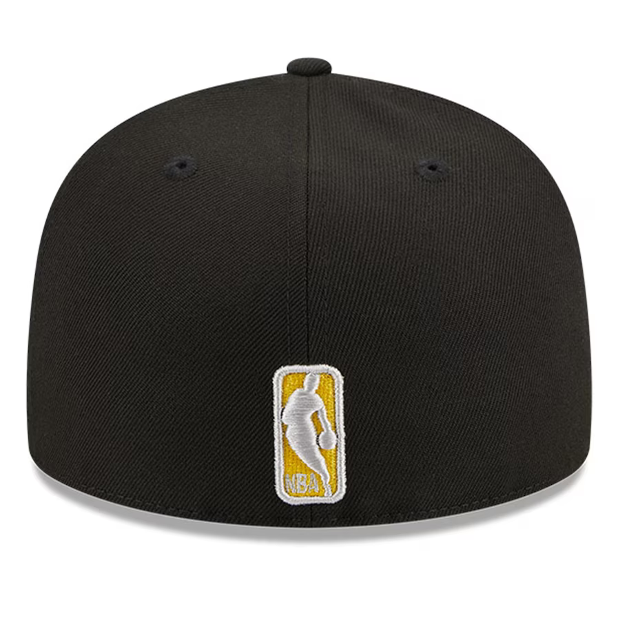 New Era Golden State Warriors Black Quilt 2023 59FIFTY Fitted Hat