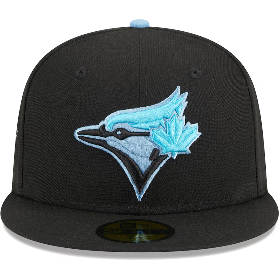 New Era Toronto Blue Jays Black/Baby Blue Pastel Undervisor 2023 59FIF