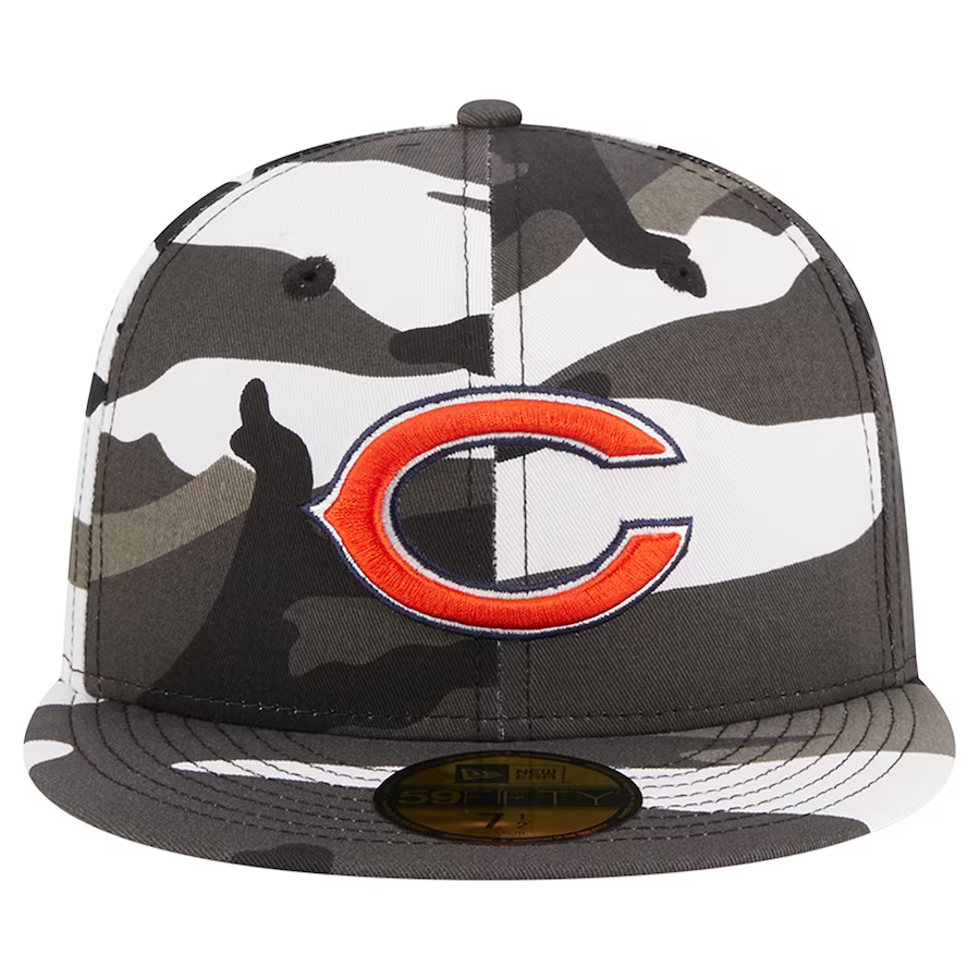 New Era Chicago Bears Urban Grey Camo 2023 59FIFTY Fitted Hat