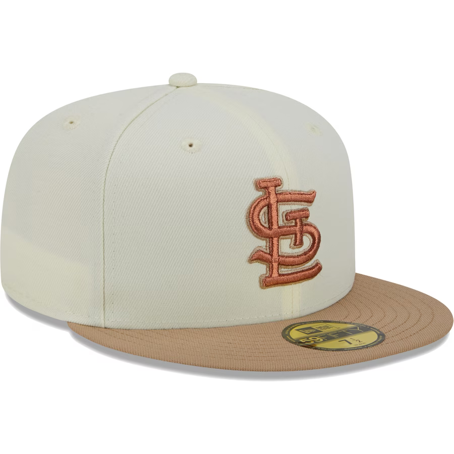 New Era St. Louis Cardinals Chrome/Camel Rust Undervisor 59FIFTY Fitted Hat