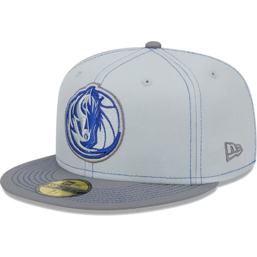 New Era Dallas Mavericks Gray Color Pop 2023 59FIFTY Fitted Hat