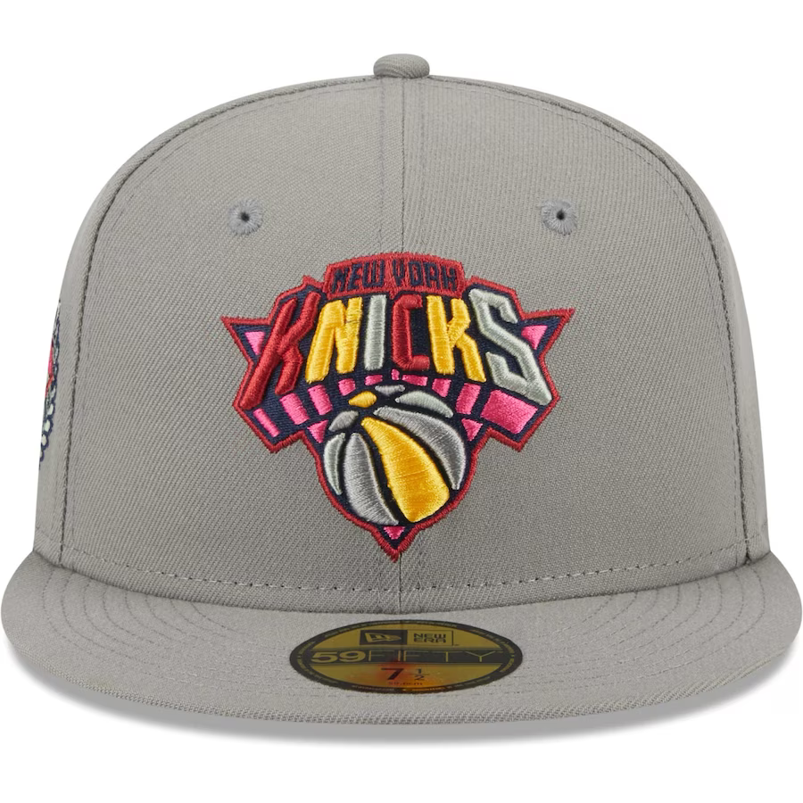 New Era New York Knicks Gray Color Pack 2023 59FIFTY Fitted Hat