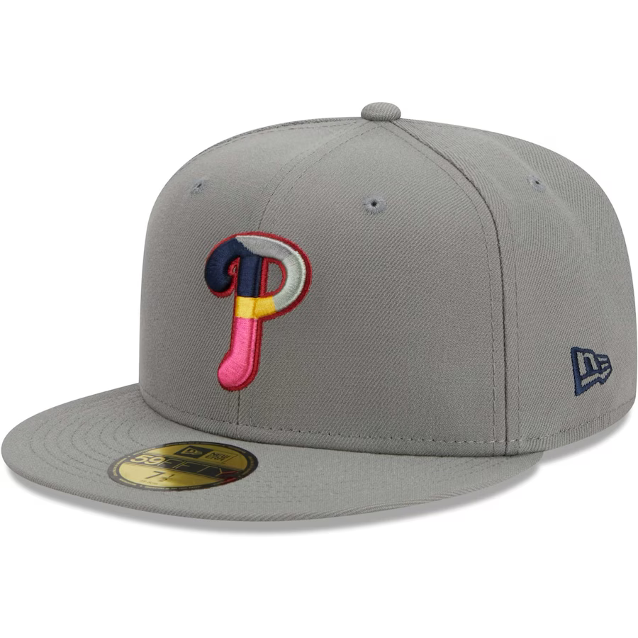 New Era Philadelphia Phillies Gray Color Pack 2023 59FIFTY Fitted Hat