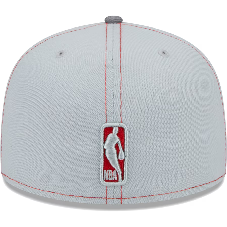 New Era Portland Trail Blazers Gray Color Pop 2023 59FIFTY Fitted Hat