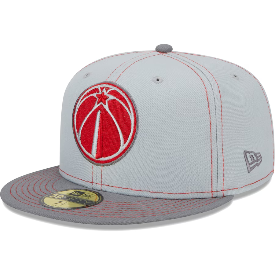 New Era Washington Wizards Gray Color Pop 2023 59FIFTY Fitted Hat