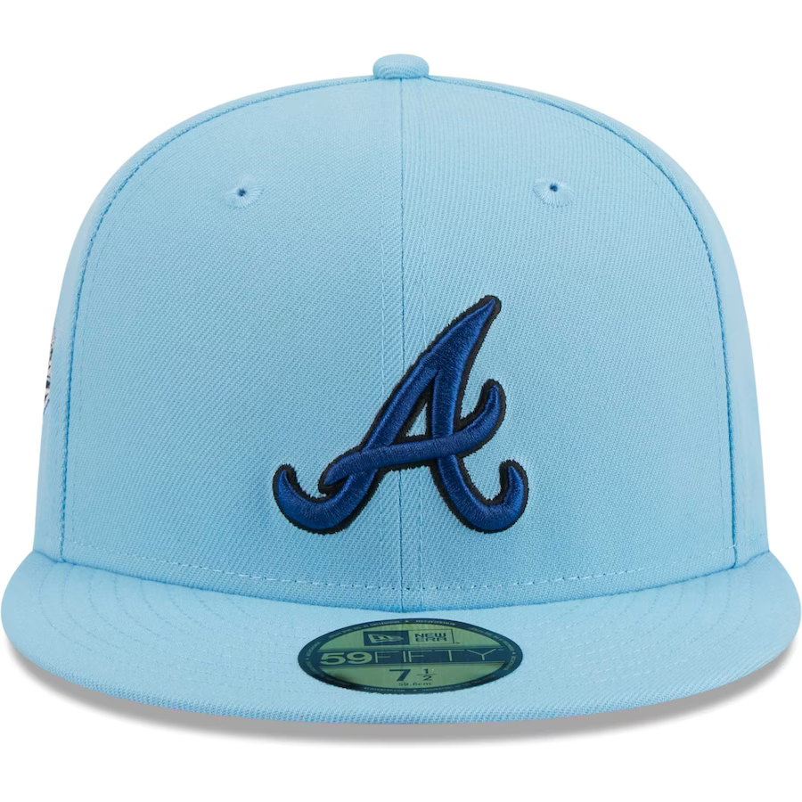New Era Atlanta Braves Light Blue/Navy 2023 59FIFTY Fitted Hat