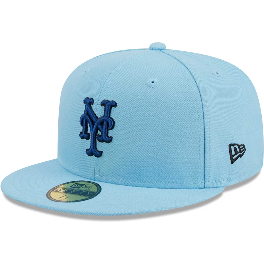 New Era New York Mets Light Blue/Navy 2023 59FIFTY Fitted Hat