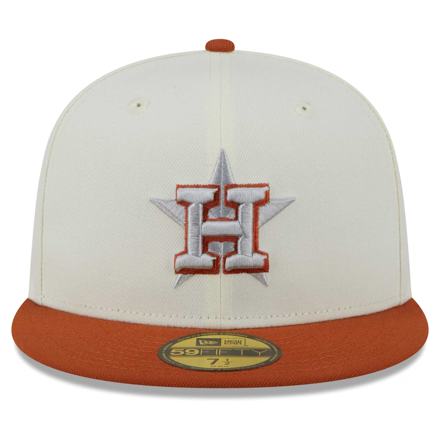 New Era Houston Astros Cream/Rust Orange 2023 59FIFTY Fitted Hat