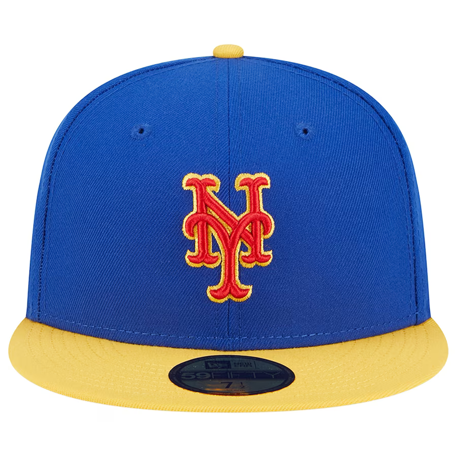 New Era New York Mets Blue/Yellow Empire 2023 59FIFTY Fitted Hat