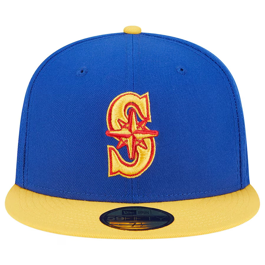 New Era Seattle Mariners Blue/Yellow Empire 2023 59FIFTY Fitted Hat