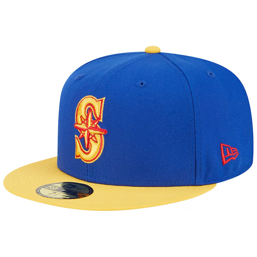 New Era Seattle Mariners Blue/Yellow Empire 2023 59FIFTY Fitted Hat