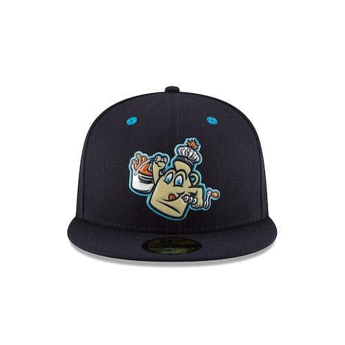 New Era Vermont Lake Monsters Maple Kings On-Field Liquid Chrome Fitted Hat