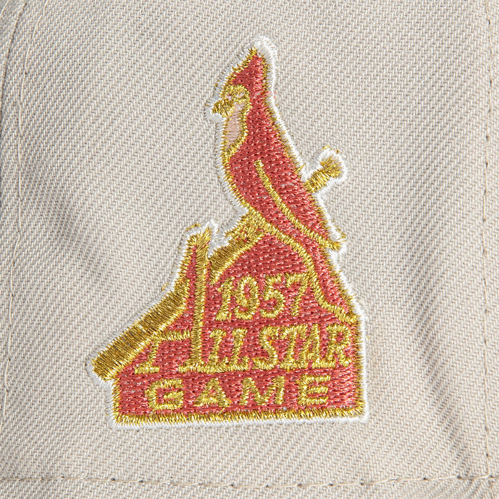 New Era Rose Gold St Louis Cardinals 1957 All-Star Game 59FIFTY Fitted