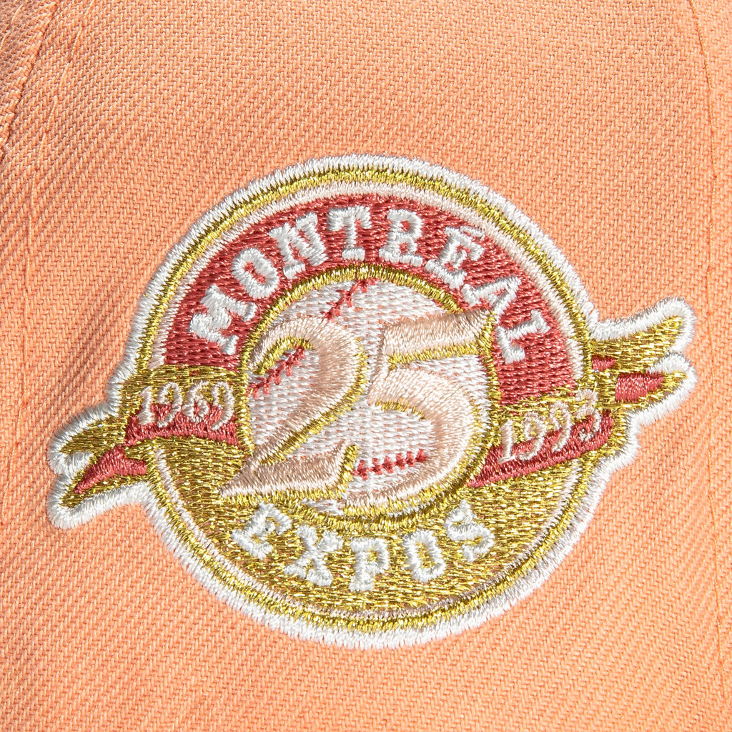 New Era Rose Gold Montreal Expos 25th Anniversary 59FIFTY Fitted Hat