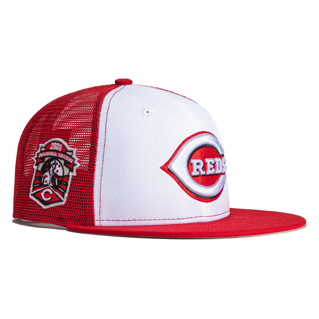 New Era Cincinnati Reds 2003 Inaugural Trucker Rail 2022 59FIFTY Fitte