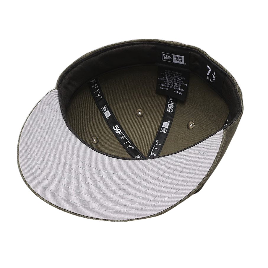 New Era Olive Blank 59FIFTY Fitted Hat
