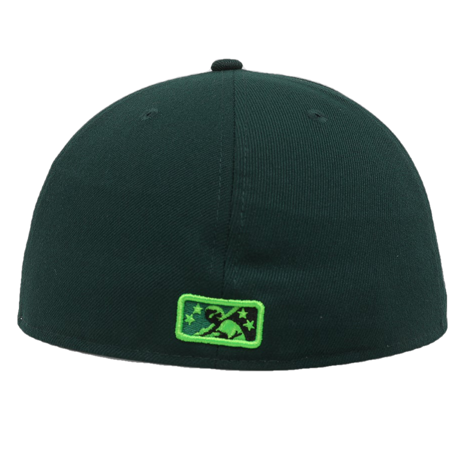 New Era Eugene Emeralds 'Christmas Tree' Green 59FIFTY Fitted Hat