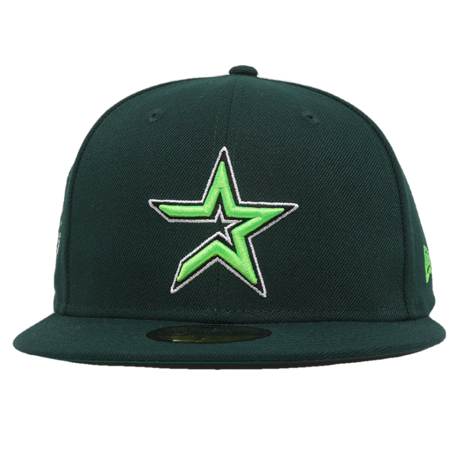 New Era Houston Astros 'Christmas Tree' Green 59FIFTY Fitted Hat
