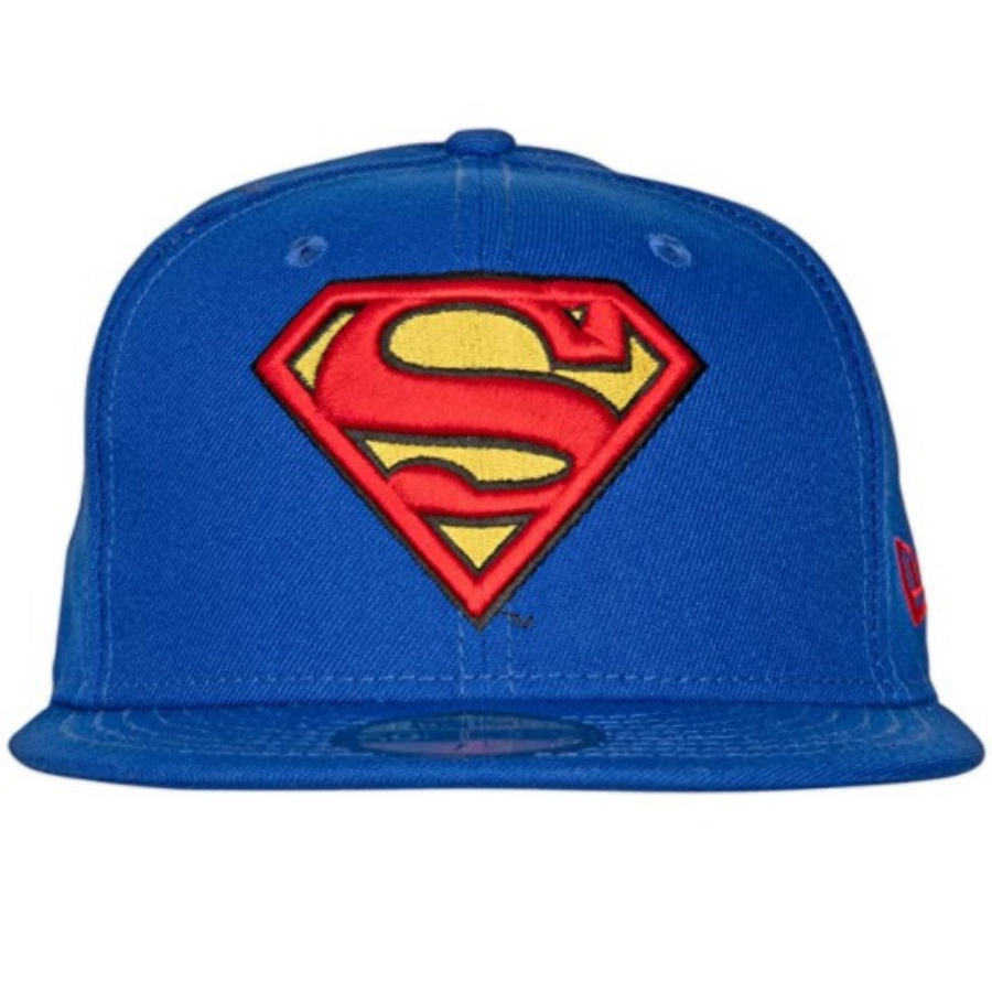 New Era Superman Logo Royal Blue 59FIFTY Fitted Hat