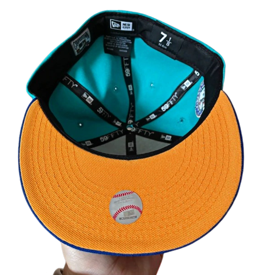 New Era Seattle Mariners Teal 30th Anniversary Tangerine Undrvisor 59F