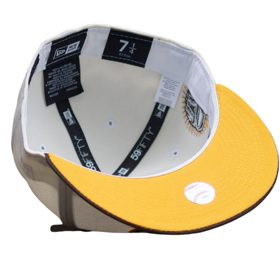 New Era Baltimore Orioles White/Brown/Yellow 50th Anniversary 59FIFTY ...