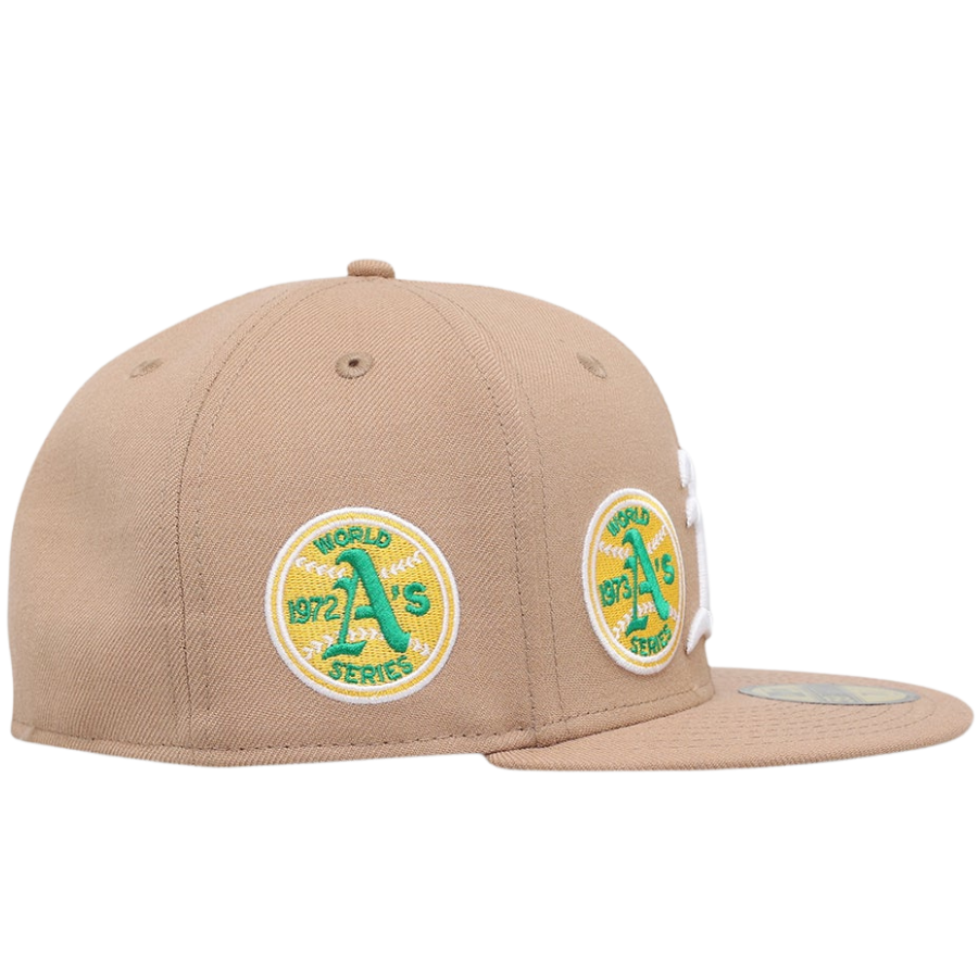 New Era Oakland Athletics 'World Series Multi Logo' Tumbleweed 2023 ...