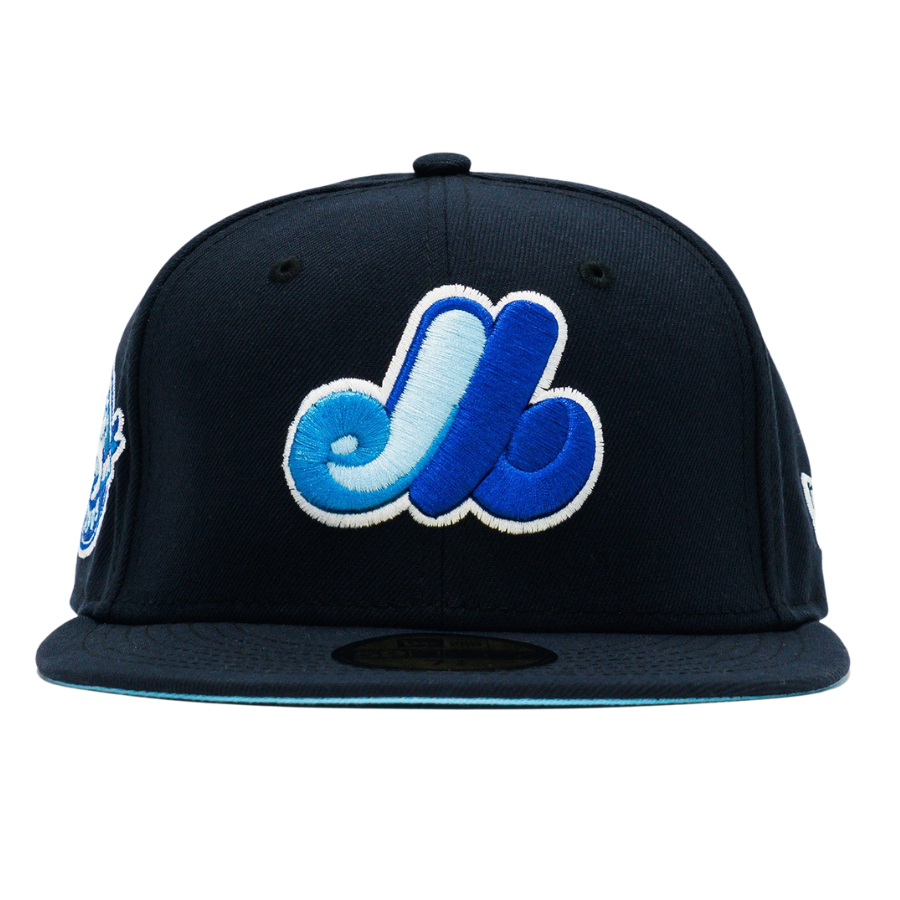 New Era x YCMC Montreal Expos Navy/Sky Blue 2023 59FIFTY Fitted Hat