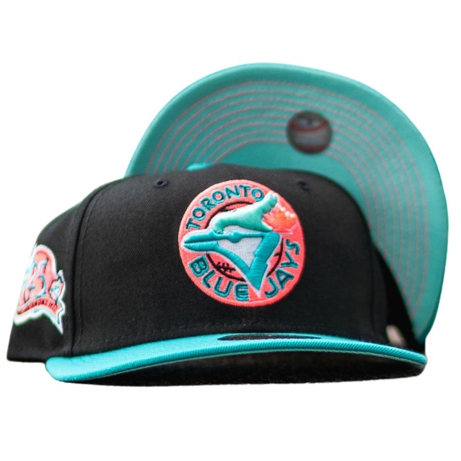 New Era Toronto Blue Jays Black/Teal 25th Anniversary Mint UV 59FIFTY