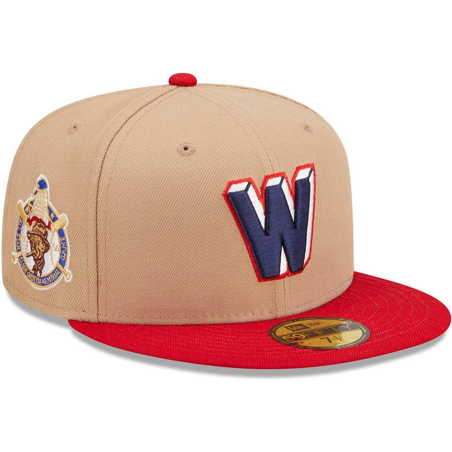 New Era x Lids HD Washington Senators Classic Camel 2022 59FIFTY Fitte