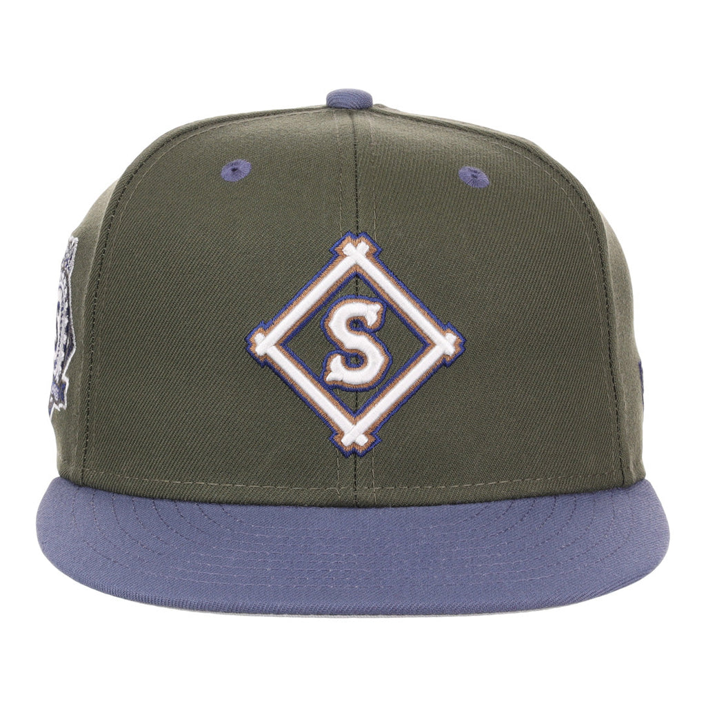 Ebbets Seattle Steelheads NLB Mossy Slate Fitted Hat