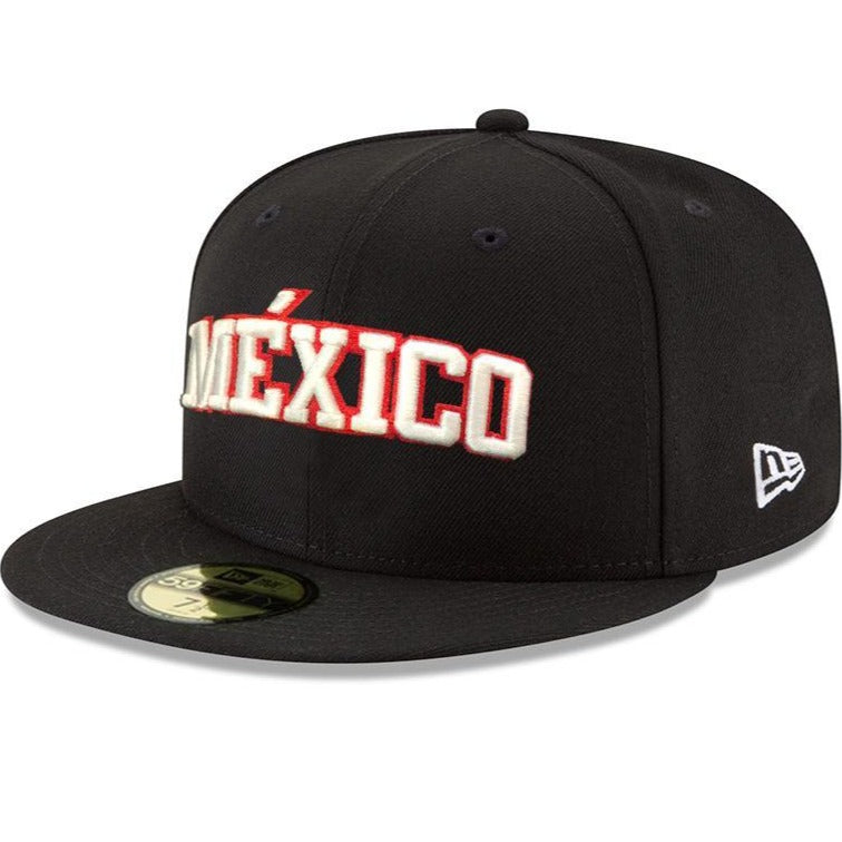 New Era México Script Black/Red 59FIFTY Fitted Hat
