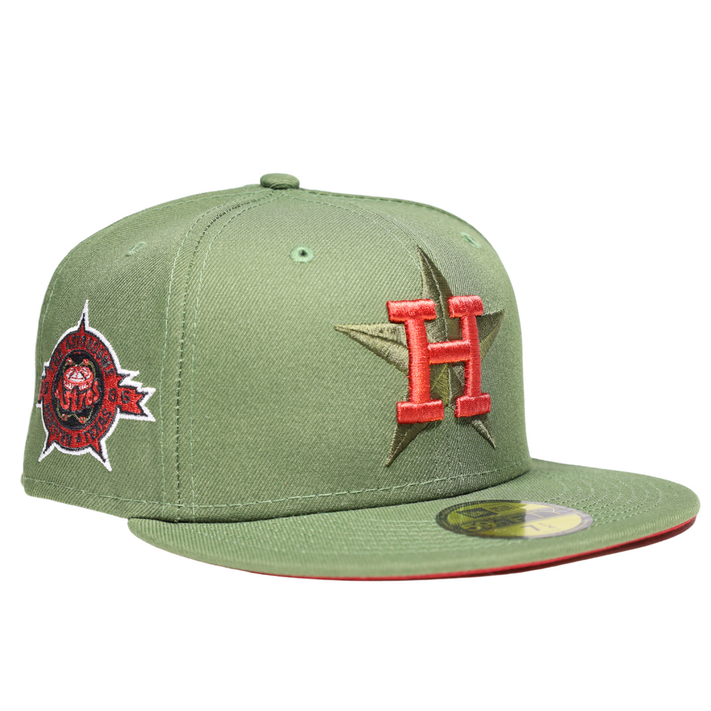 New Era Houston Military Green/Red 1986 Astrodome 59FIFTY Fitted Hat